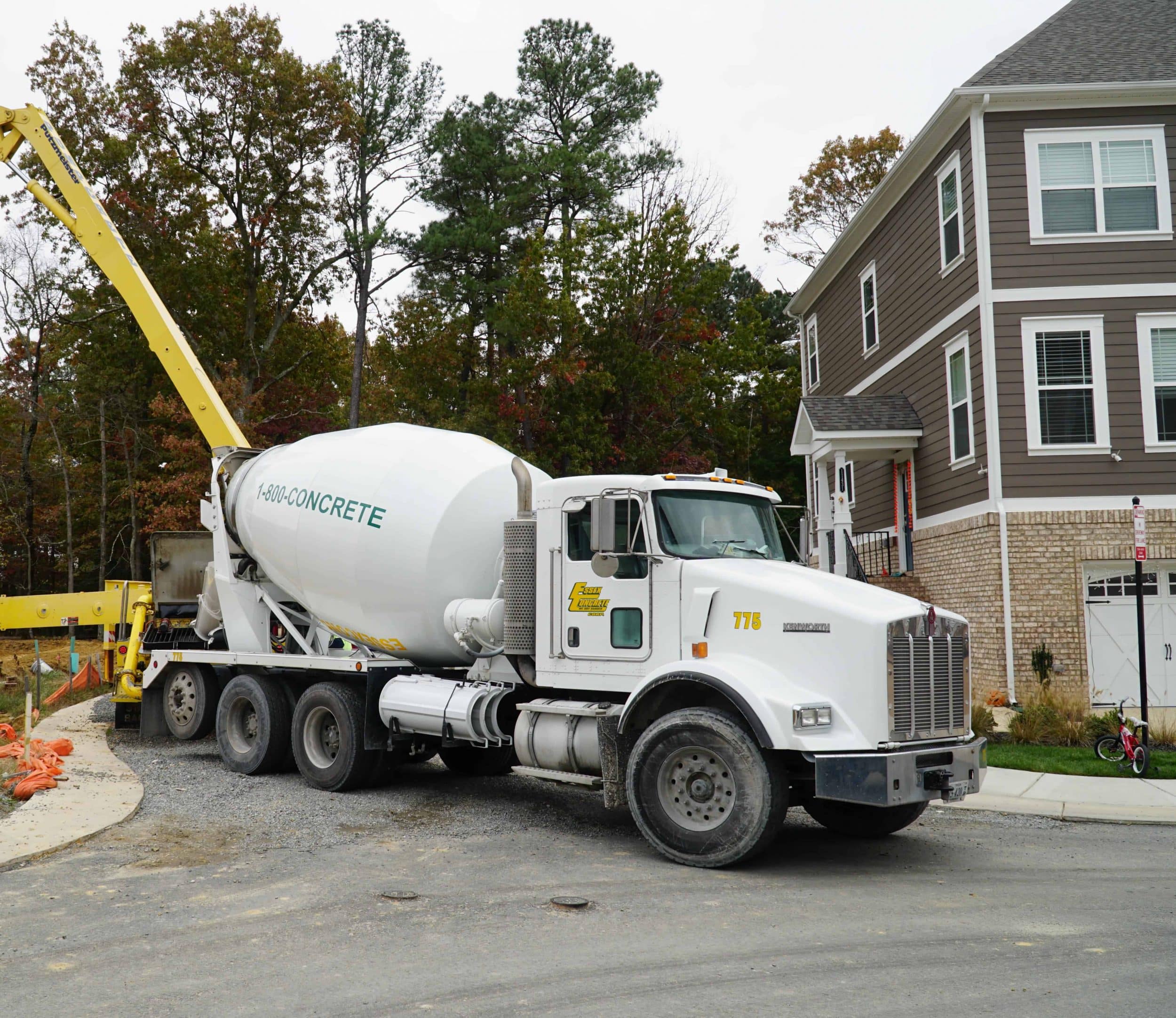 Residential Concrete Delivery Greater Richmond. Fresh daily.